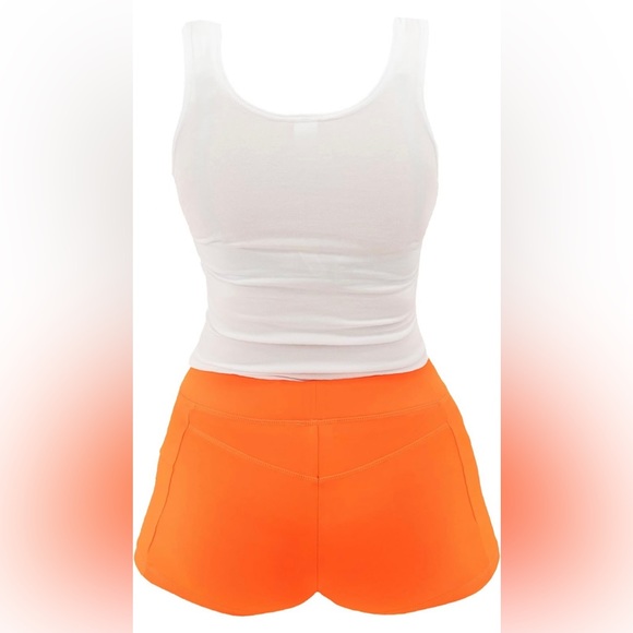 Hooters Tops Hooters Girl Iconic Waitress Outfit Includes Tank Top And Shorts Set Poshmark